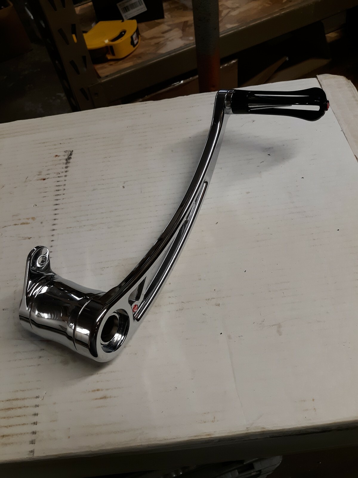 Battistinis Custom Chrome And Black Brake Arm 50-584 | eBay