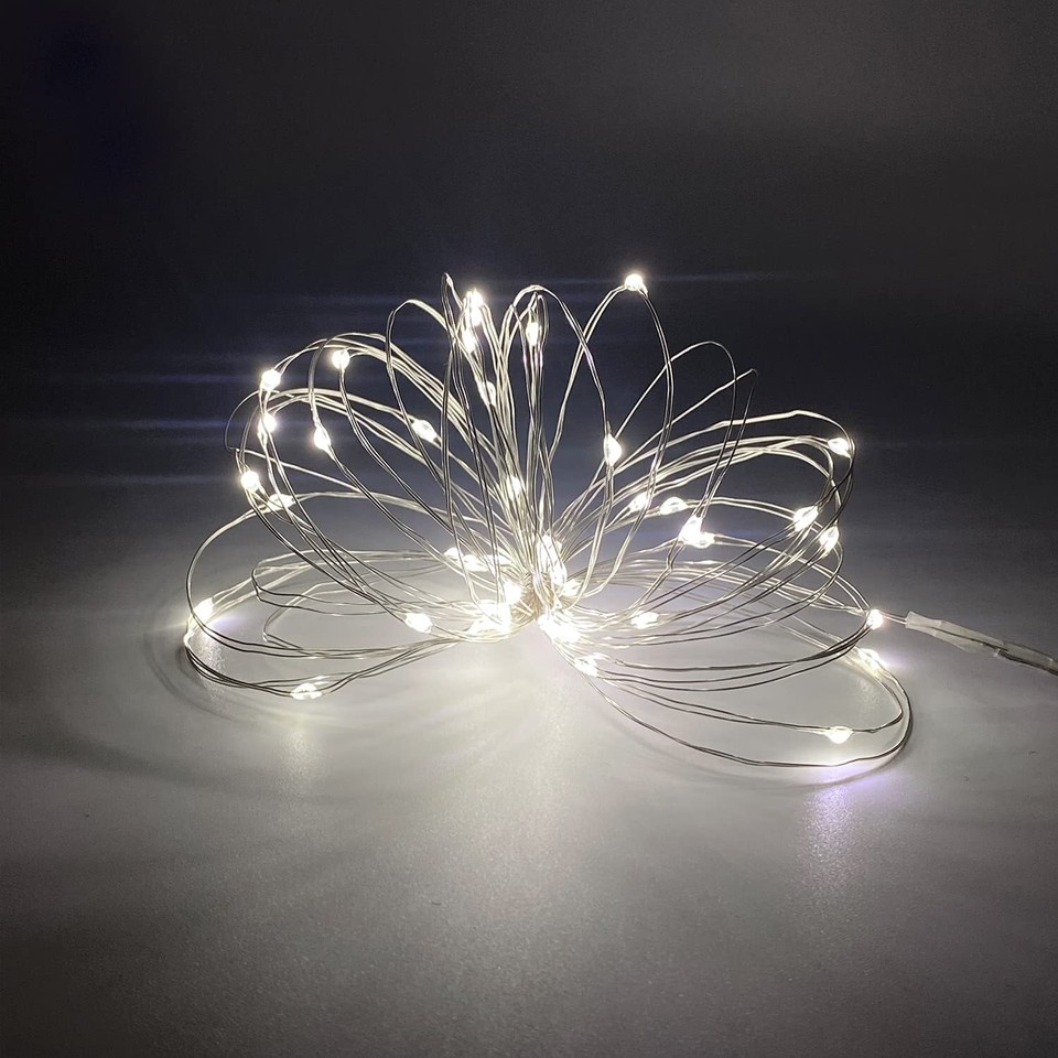 Set of 2 Battery Operated Small Lights Strand,Mini Led Fairy Lights ...