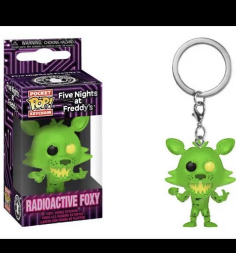 Funko Five Night's at Freddy's Radioactive Foxy Pocket Pop! Key Chain 💥 ...