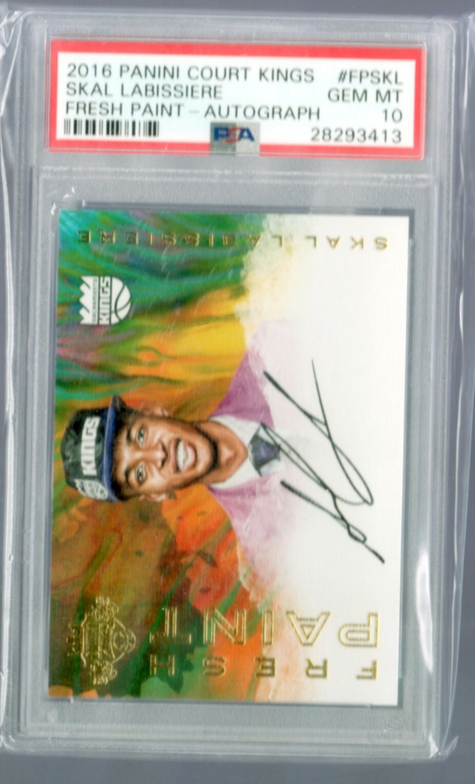 PSA 10 2016-17 Panini Court Kings Fresh Paint Skal Labissiere Rookie ...