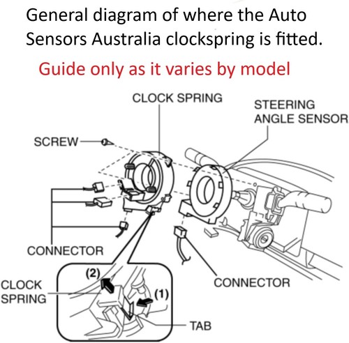 Clock Spring For Nissan Murano Z50 ST Ti Ti-L 2005-2009 B5567-CC40A ...
