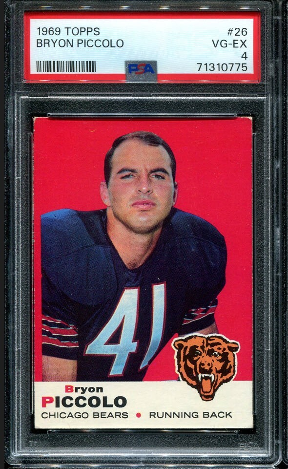 PSA 4 VG-EX 1969 TOPPS BRYON PICCOLO #26 BEARS ROOKIE RC 10775 SD265 | eBay