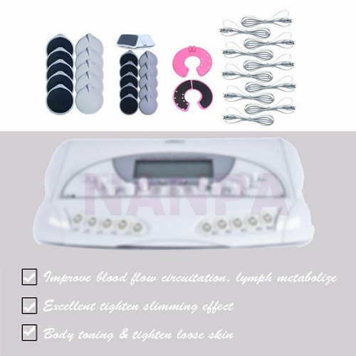 Microcurrent Electric Muscle Fitness Massager Body Sculpture Fitness ...