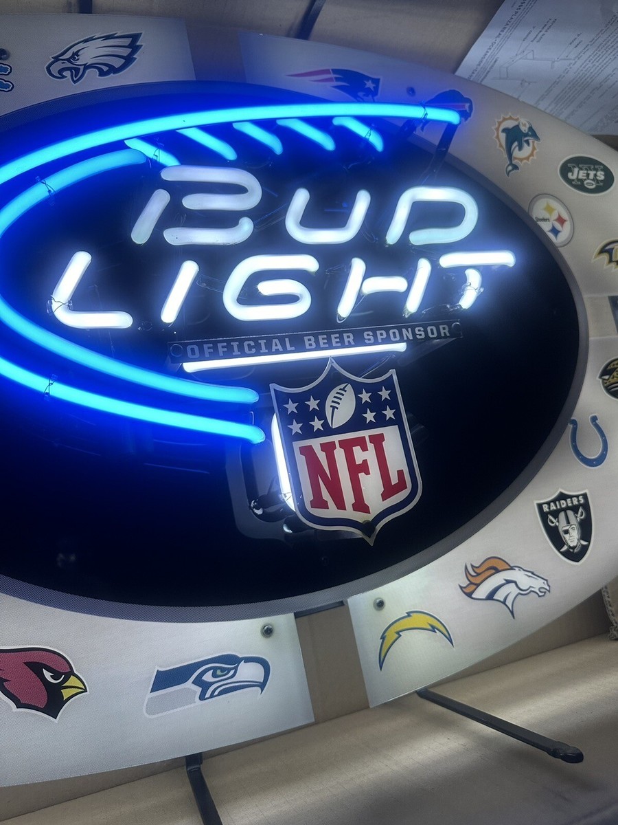 Bud Light Nfl Neon Sign Bud Light NFL Neon Sign LITA SIGN