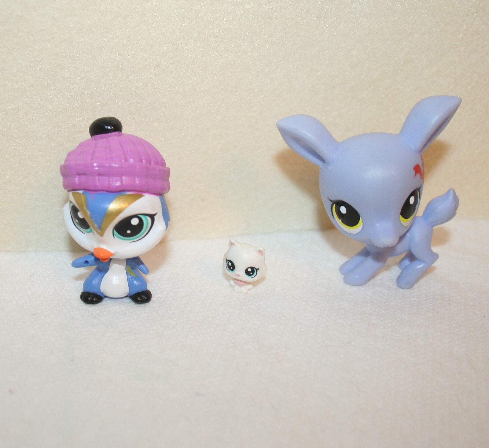 Littlest Pet Shop LPS *Deer # 3534 / Penguin Fritz Freezly # 304 / Cat ...