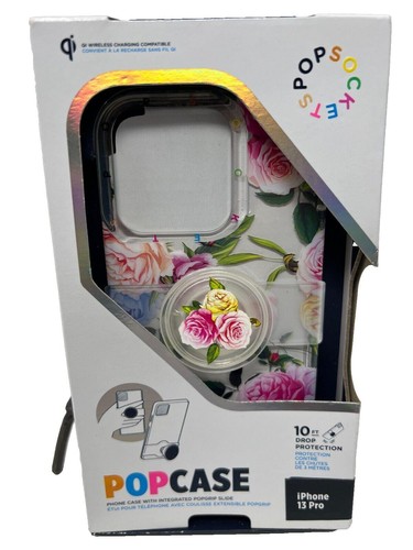 PopSockets PopCase Apple iPhone 13 Pro PopGrip Slide Case - Vintage Floral 840173719053| eBay