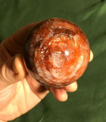 345g 2.5inch" Natural Red Quartz Sphere Mineral Crystal Quartz Ball | eBay