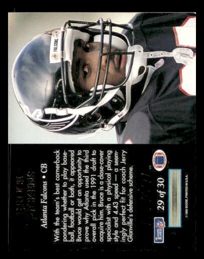 1992 Pinnacle #29 Bruce Pickens Team 2000 Atlanta Falcons | eBay
