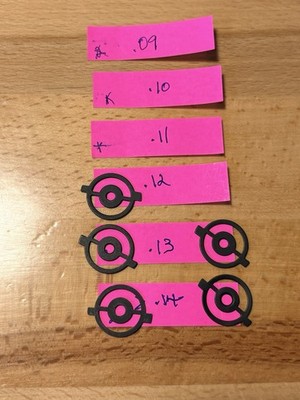 Vintage Redfield Olympic Front Sight Insert. Choice Of Size. Mint. Only ...