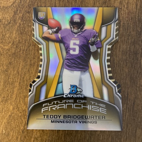 Teddy Bridgewater RC Bowman Chrome Gold Refractor /332 Rookie 2014 ...