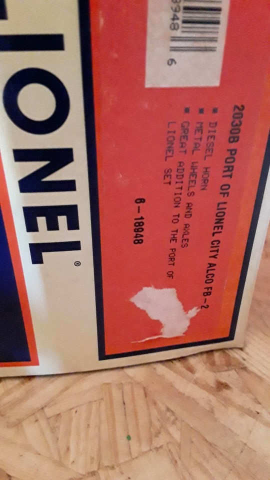 LIONEL Port of Lionel City ALCO FB-2 #6-18948 - Needs Repaired (OS-163 ...