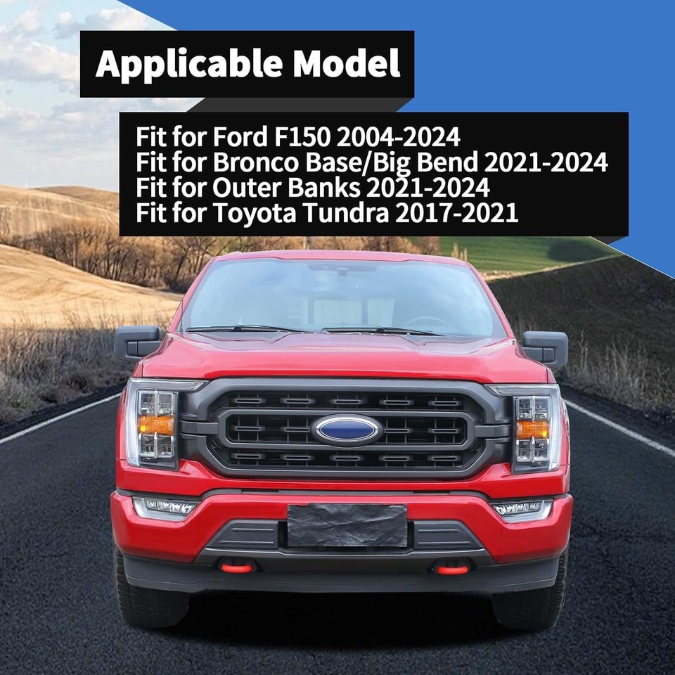 Front Tow Hook Trailer Hitch Protector Trim Cover For Ford F150 2009 ...