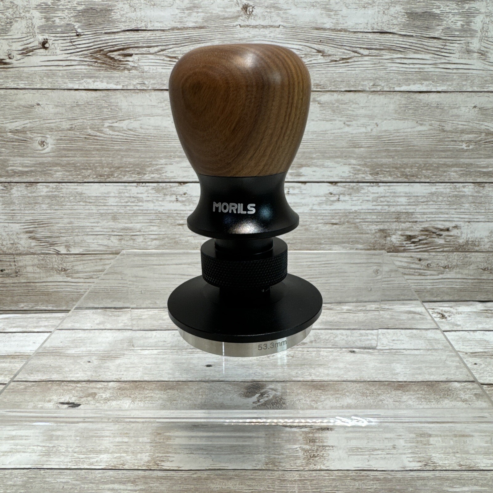 MORILS Walnut Wood Coffee Espresso Tamper Adjustable Depth 53.3mm | eBay