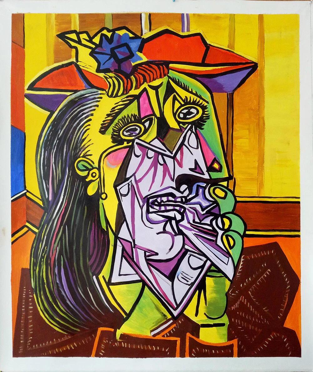 Weeping Woman Painting