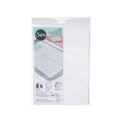 Sizzix Accessory Sticky Grid Sheets 8.25"x11.75" (20.9cm x 29.8cm) 5pkg ...