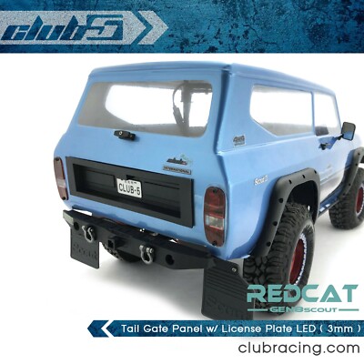 Tail Gate Panel w/ License Plate LED ( 3mm, 6V ) for Redcat GEN8 | eBay