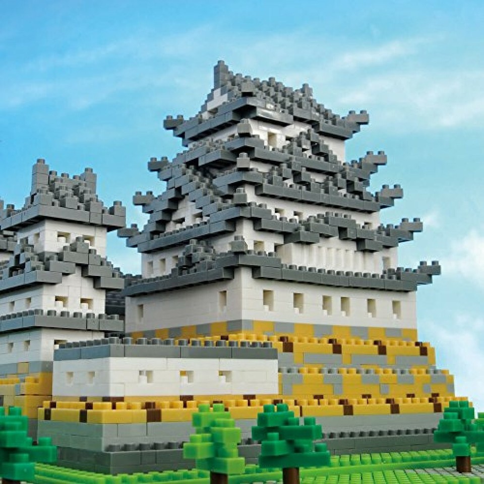 Nanoblock Architecture Himeji Jyo Castle Shiro NB-006 Building Block ...