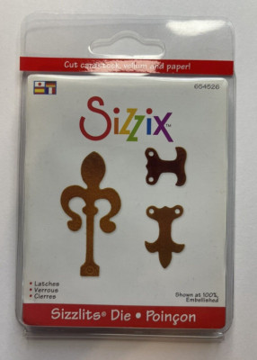 Sizzix Sizzlits Latches Die # 654526 NEW!!! | eBay