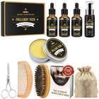 Beard Growth Kit Healthy Full Hair Men Grooms Oil Serum Boosts Set ...