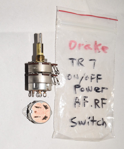 Drake TR-7 HF Transceiver ON OFF POWER SWITCH PART | eBay