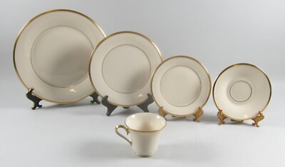Lenox ETERNAL Porcelain 5pc Place Setting Multiple Sets Available | eBay