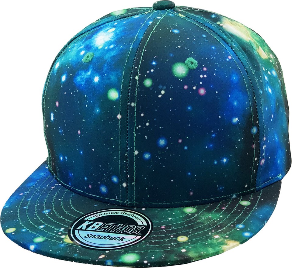 Fashion Galaxy Print Hiphop Cap Snapback Baseball Cap Adjustable Hat ...
