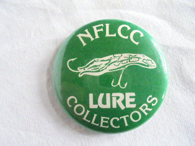 Cool Vintage NFLCC Lure Collectors Fish Fishing Club Member Pinback ...