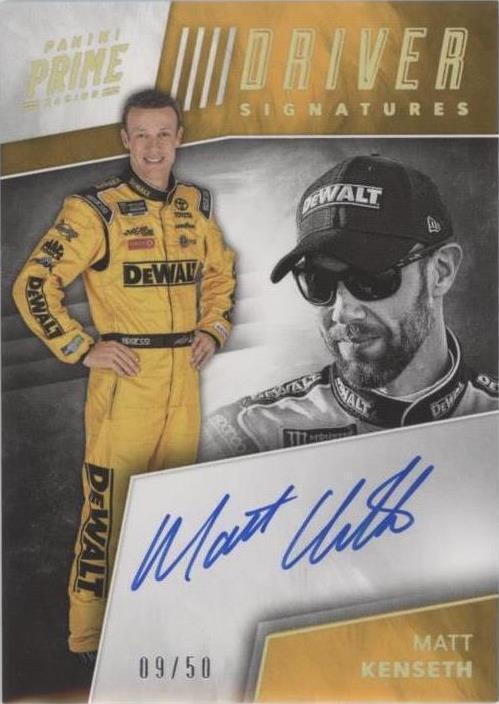 2018 Panini Prime Racing - Driver Signatures Matt Kenseth #DS-MK Holo ...