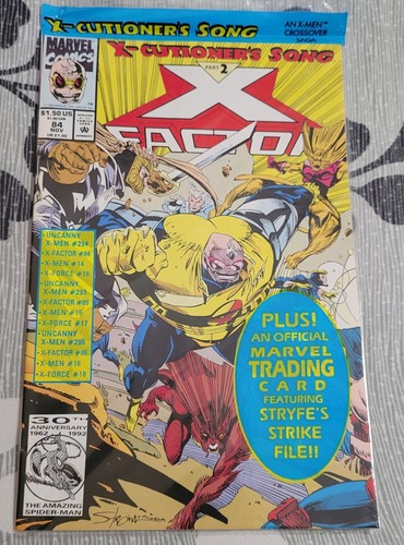 X-Factor #84 MARVEL 1992 SEALED w/trading card | eBay