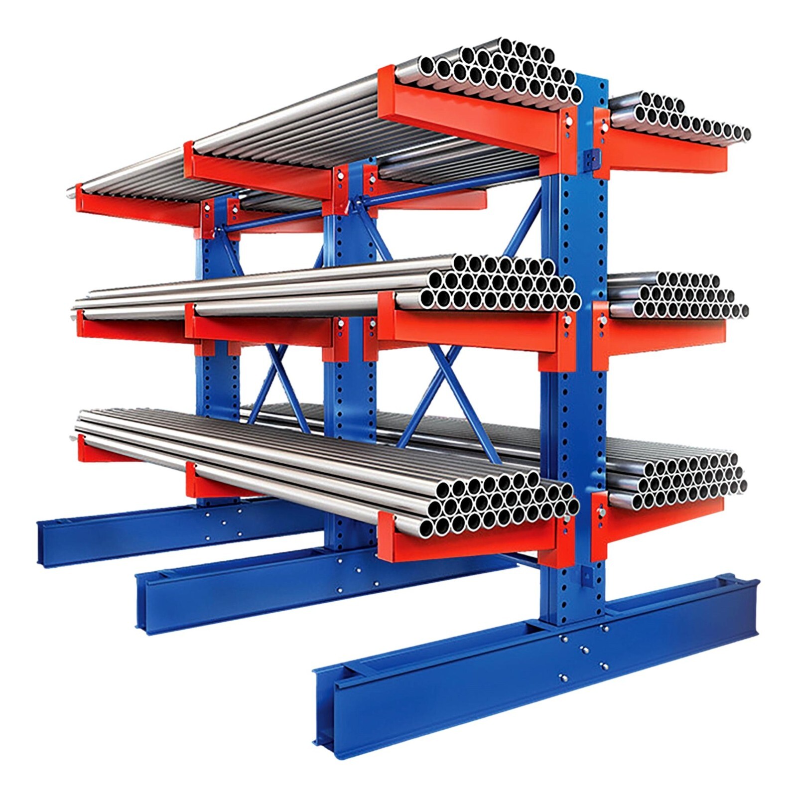Heavy Duty Double Sided Cantilever Racking Kit For Pipe And Long Item ...