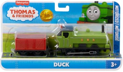 FISHER PRICE THOMAS THE TANK & FRIENDS CLASSIC DUCK TRACKMASTER TRAIN ...