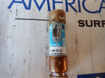 LOT OF 3 Littelfuse FLNR60ID 60 amp 250 volt Indicator Fuses | eBay