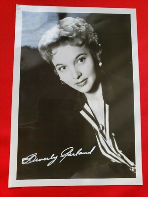 Beverly Garland VINTAGE 5X7 Photo - Preprinted Autograph | eBay