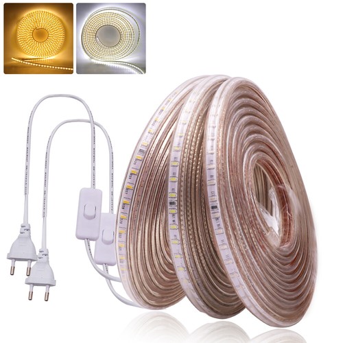 Dimmbar 220V 230V LED Strip Streifen AN/AUS Lichtleiste Lichtband Licht ...