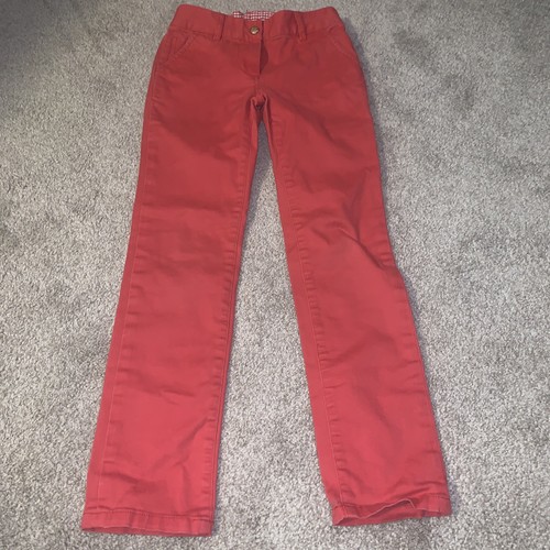 Brooks Brothers Girl's Red Stretch Pants Adjustable Waist Size 8 ...
