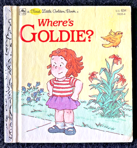 WHERE'S GOLDIE? ~ vintage children's First Little Golden Book Lawrence ...