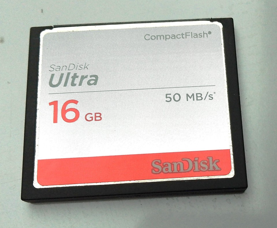 SANDISK ULTRA 16GB COMPACT FLASH MEMORY CARD 50 MB/S | eBay UK