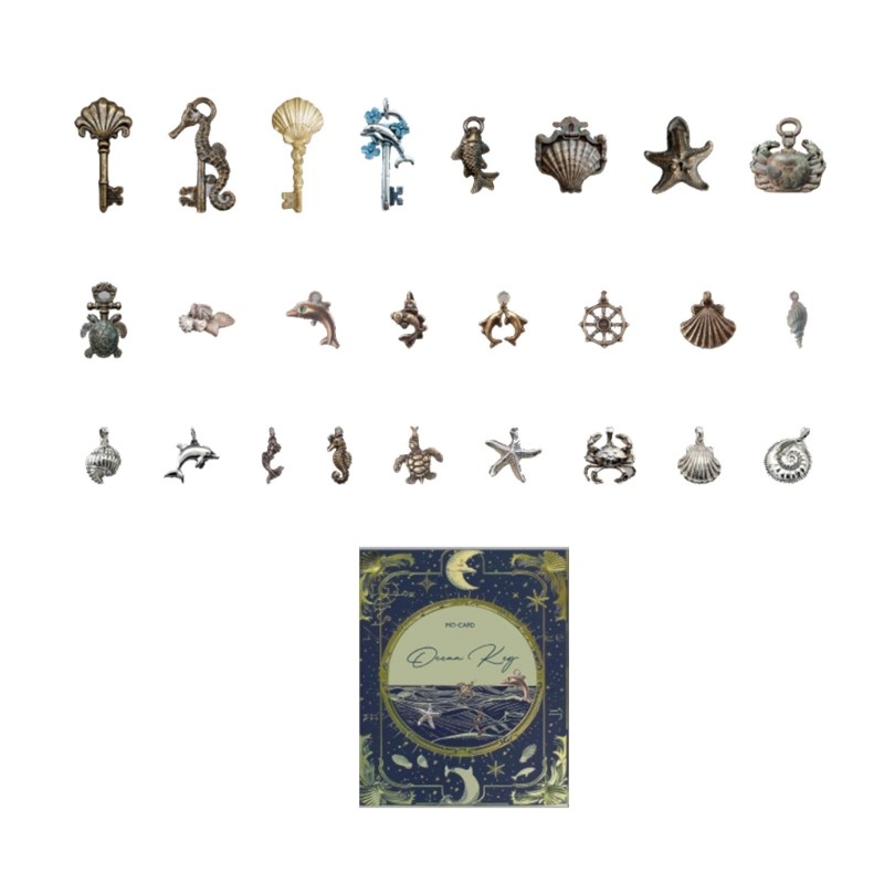 Antiqued Key Pattern Journaling Sticker Adhesive Paper Sticker for ...