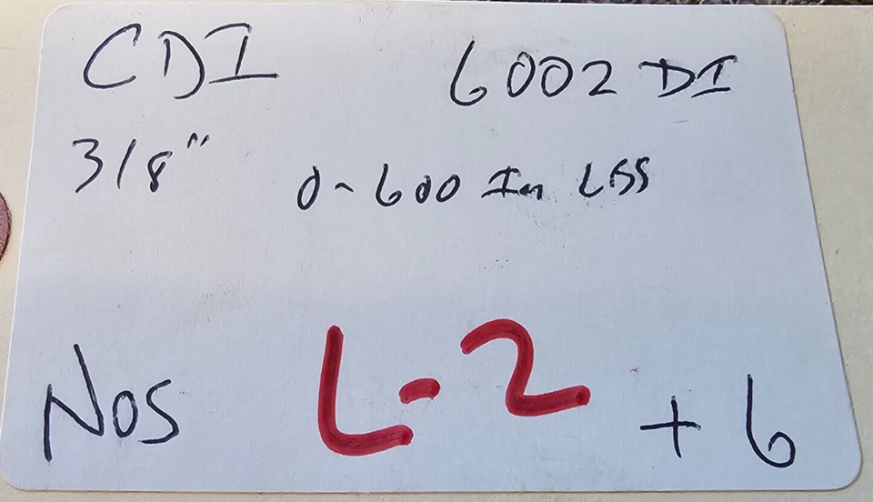 CDI Dial Torque Wrench Gauge 0-600 Inch Pounds In/lb 6002DI Owned By ...