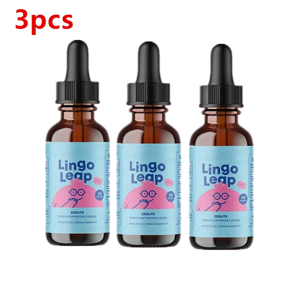 1-5PCS Lingo Leap Drops for kids Speech Therapy Zeolite Detox for ...
