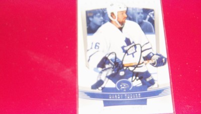 A SIGNED HOCKEY CARD OF DARCY TUCKER--TORONTO MAPLE LEAFS #93 | eBay