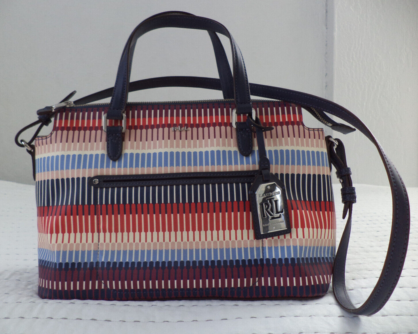 Lauren Ralph Lauren Lindley Alissa Tote Women's Shoul… - Gem