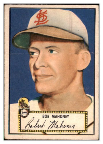 1952 TOPPS # 58 BOB MAHONEY BROWNS VG-EX RED SET BREAK 487998 (KYCARDS ...
