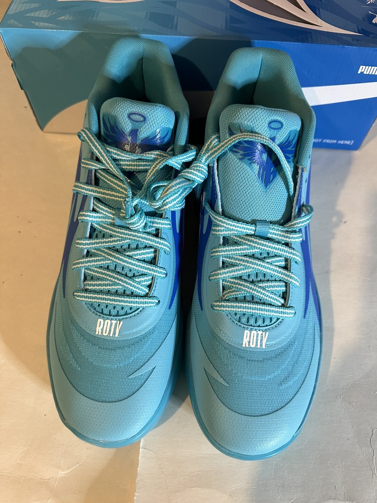 PUMA MELO MB.02 ROTY Blue Atoll/Ultra Lamelo Ball Rookie Of The Year ...