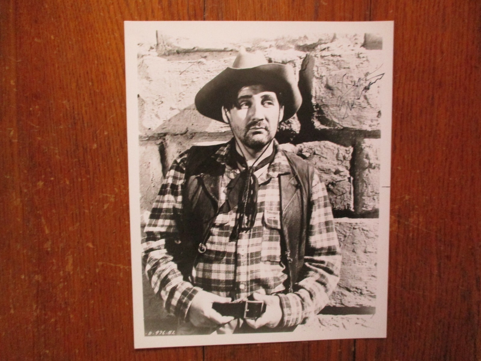 PAT BUTTRAM(Died-1994)(Gene Autry/Green Acres)Signed 8 x 10 Black ...