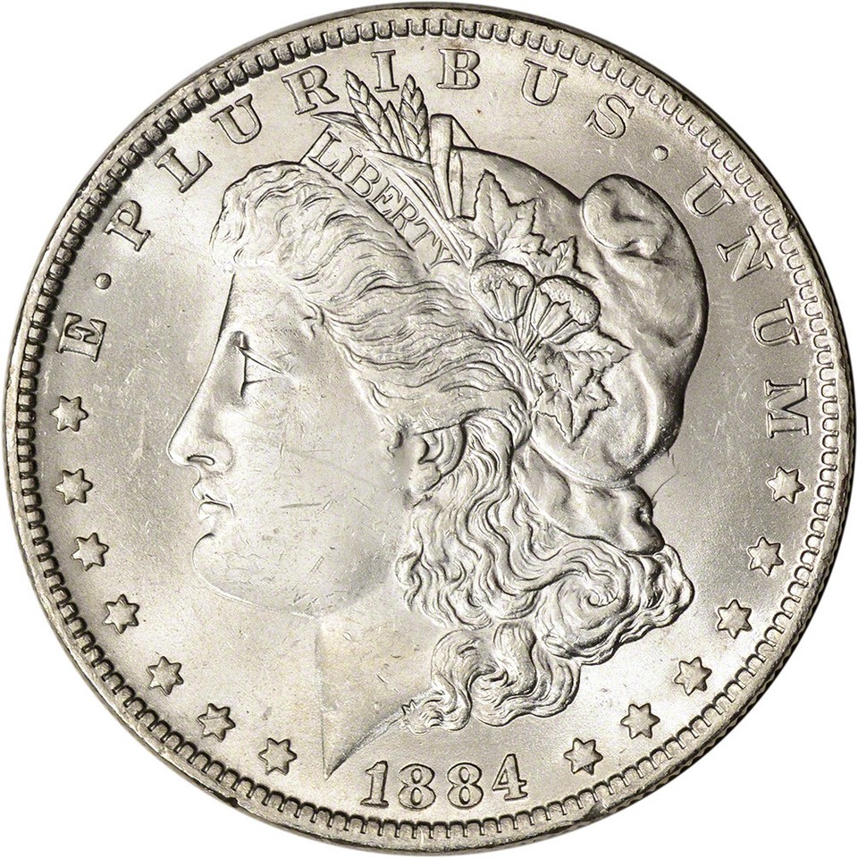 1884 O US Morgan Silver Dollar $1 - BU - Roll of 20 | eBay