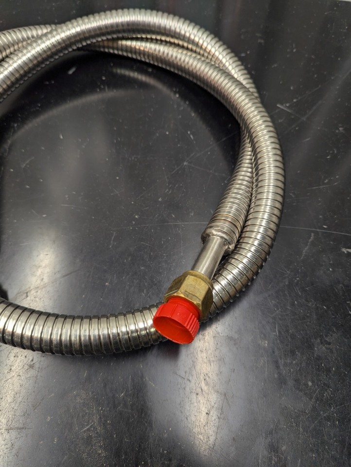 MVE Liquid Nitrogen Cryogenic Transfer Hose 6'x1" Stainless Steel 6 ...