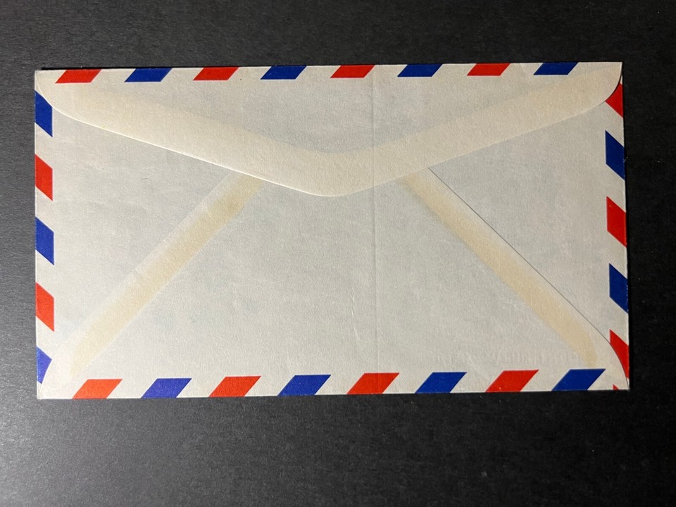 1954 Mint Germany Postal Stationery Envelope Air Mail Zeppelin FDC 2 | eBay
