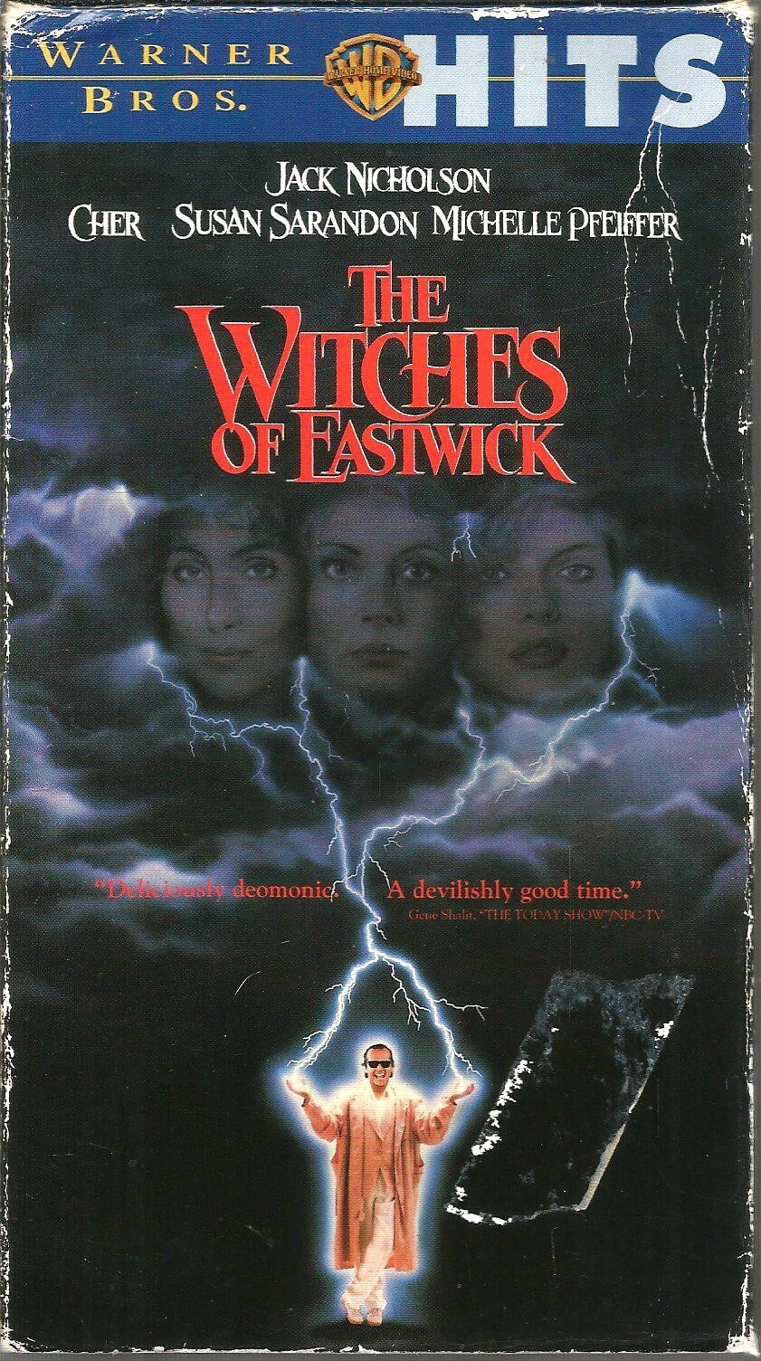The Witches of Eastwick VHS 1998 Jack Nicholson Cher Susan Sarandon ...