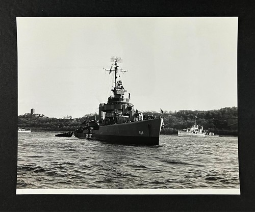 USS Gansevoort DD-608 WWII Benson Destroyer Ship VTG US Navy Press ...